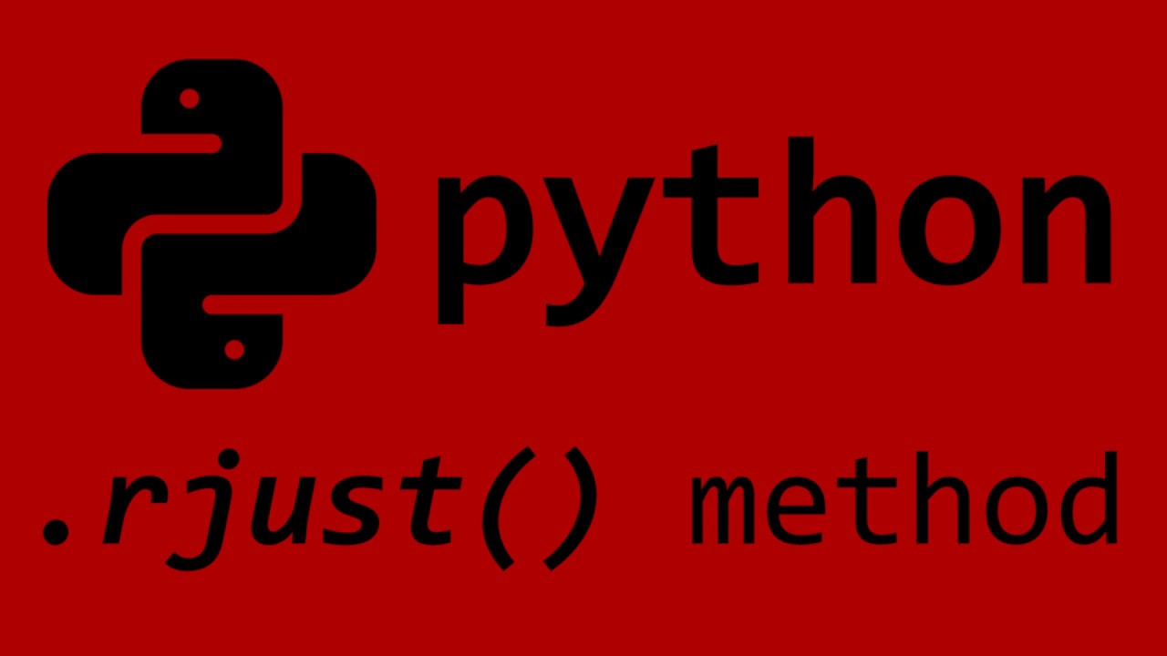 Python rjust() string method