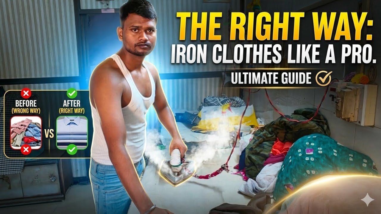 PERFECT AND PROFESSIONAL IRON CLOTHES 👍 PART 147
