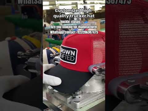 customized high quality trucker hat manufacturer