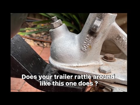 Fix a rattling trailer hitch