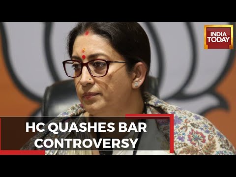HC Verdict On Smriti Irani Bar Controversy: 'Attempt To Malign & Defame Union Minister'