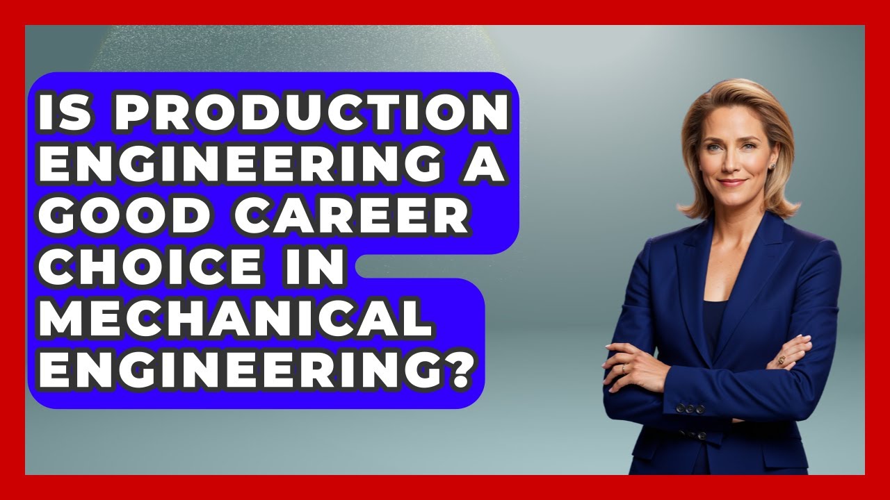 Is Production Engineering a Good Career Choice in Mechanical Engineering?