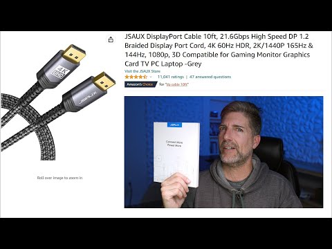 DisplayPort Cable Quick Review 10 FT