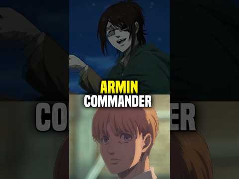 Why did Hange make Armin commander instead of Levi?