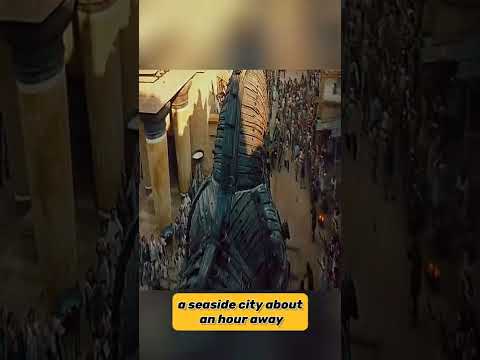 Did You Know This About The Trojan Horse In TROY🐎🪵🇬🇷