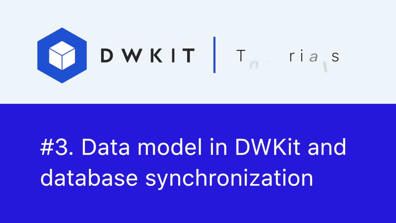 Data model in DWKit and database synchronization