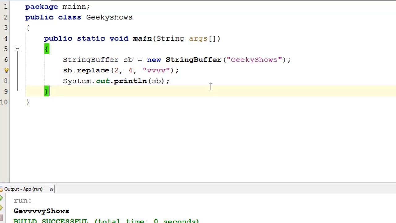 281. replace Method in Java Programming (Hindi)