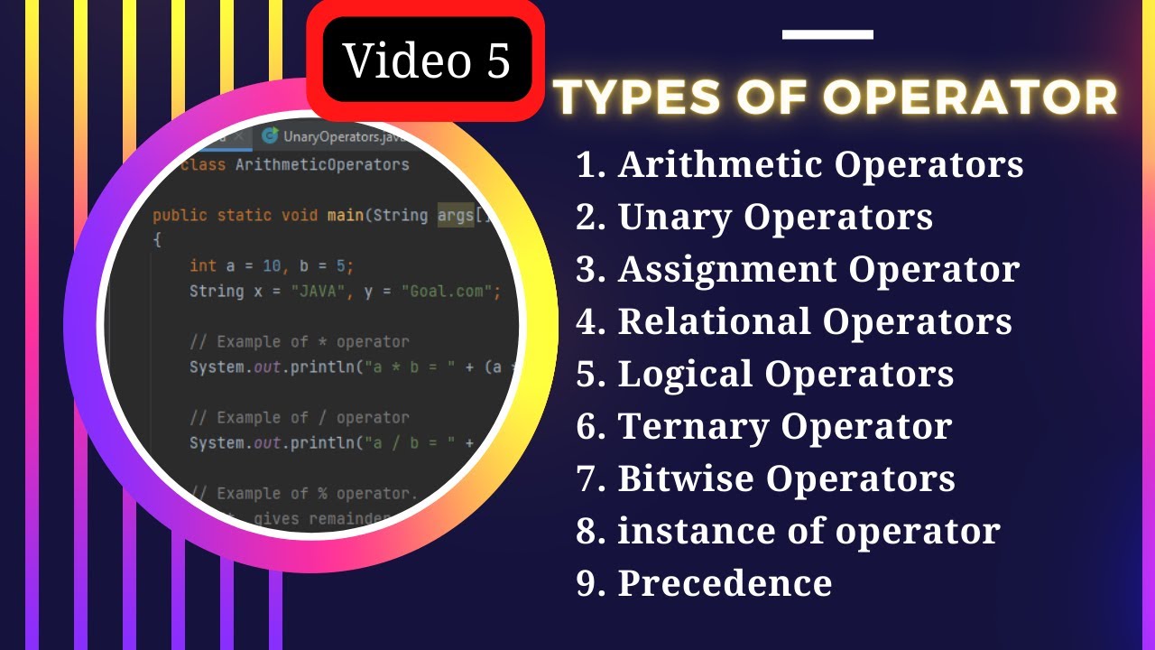 operator in java in hindi | java operator exercise | operator in java with example