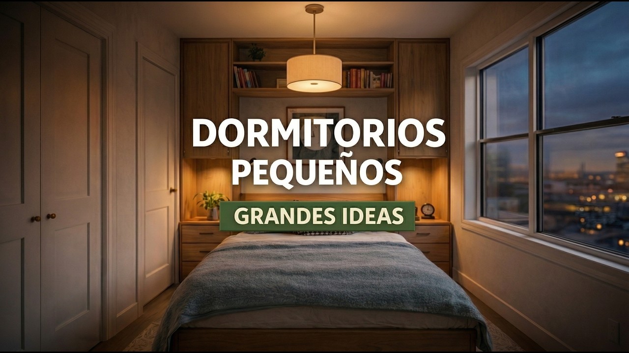 Dormitorios pequeños: trucos reales para ganar espacio y luz