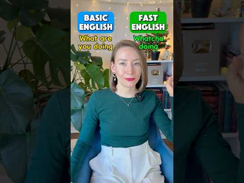 Basic English vs. Fast English | American English πΊπΈ #english #learnenglish