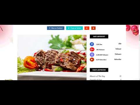 Food Website Template | Recipe | Restaurant