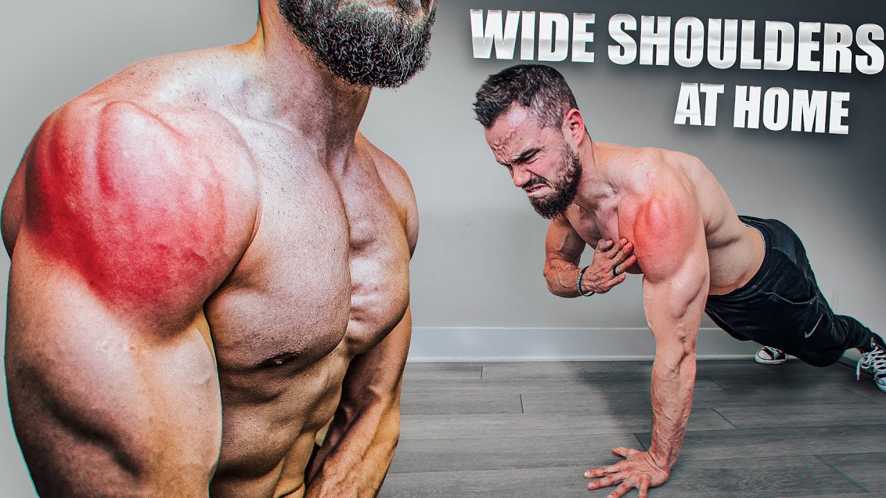 Build BIGGER Shoulders at Home | NO IRON