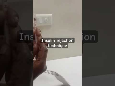 Insulin injection technique #diabetes #insulin