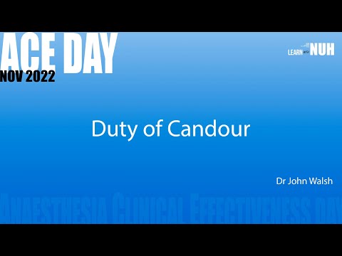 Duty of Candour