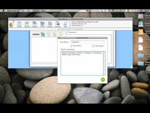 6. SQLiteAdmin - Creating Views