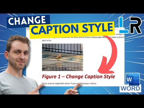 MS Word: Change caption style ✅ 1 MINUTE