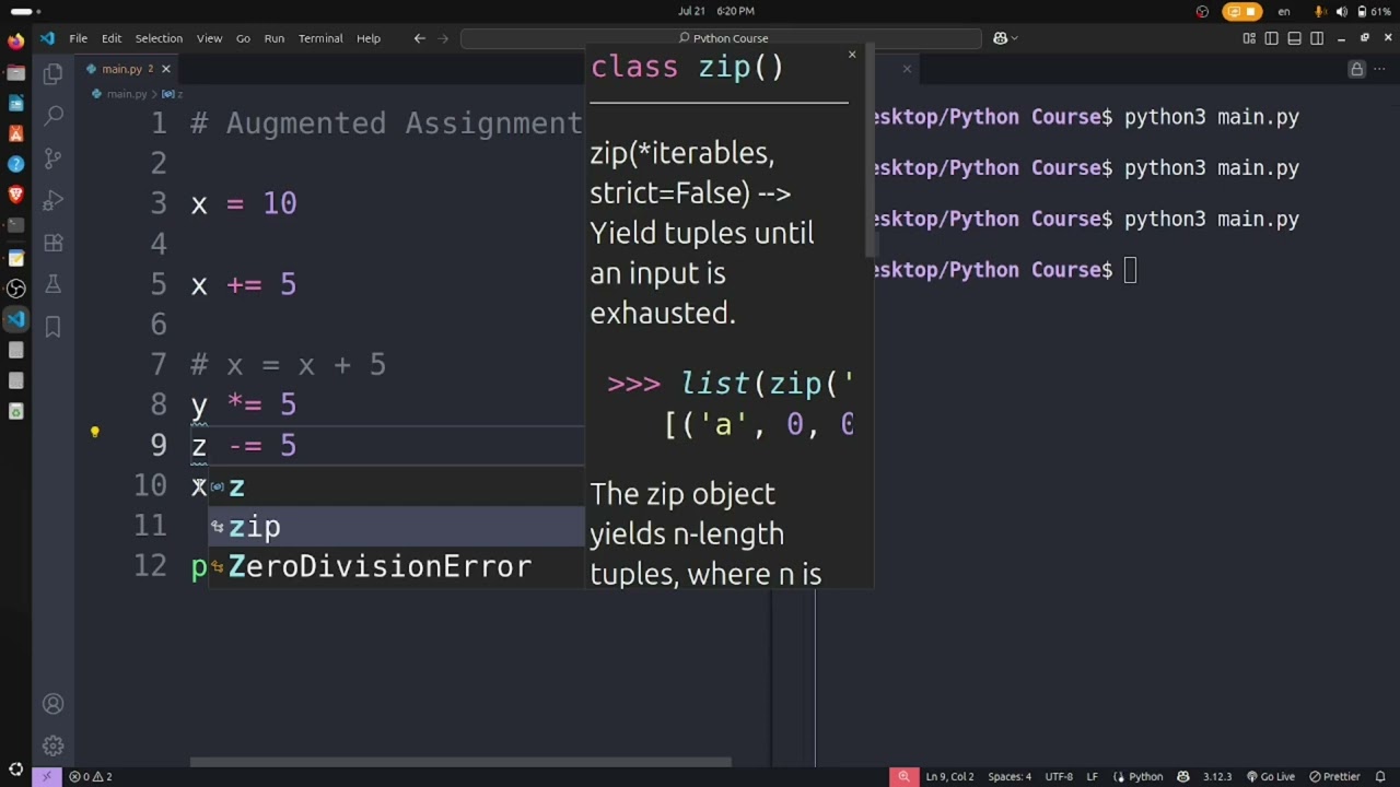Python Augmented Assignment Operators Explained | Beginner Tutorial