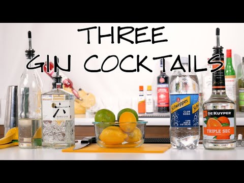 Three Gin Cocktails (Featuring Roku Gin) - Let's Drink! Episode 10