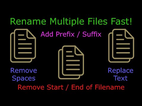 Rename Multiple Files at Once with PowerShell Commands