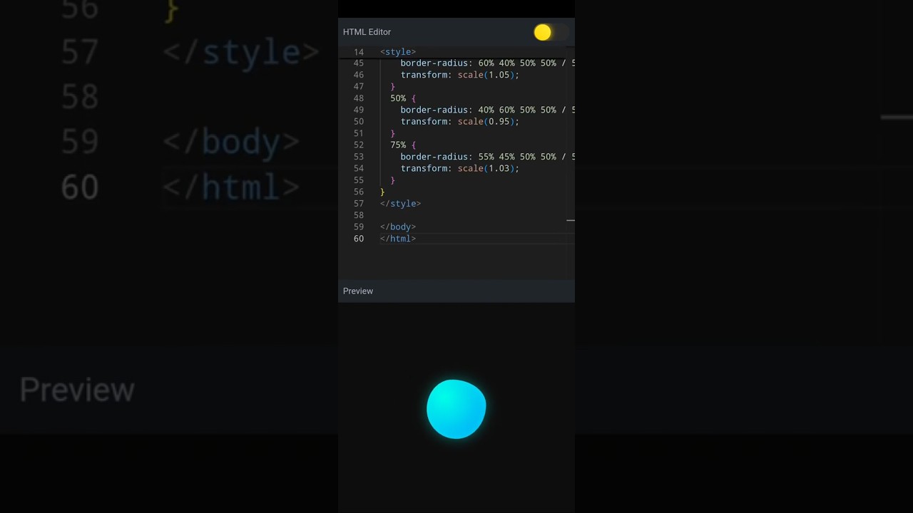 🫧 Liquid Bubble Loader with Wavy Animation for Web UIs 💧 #coding #programming #animation