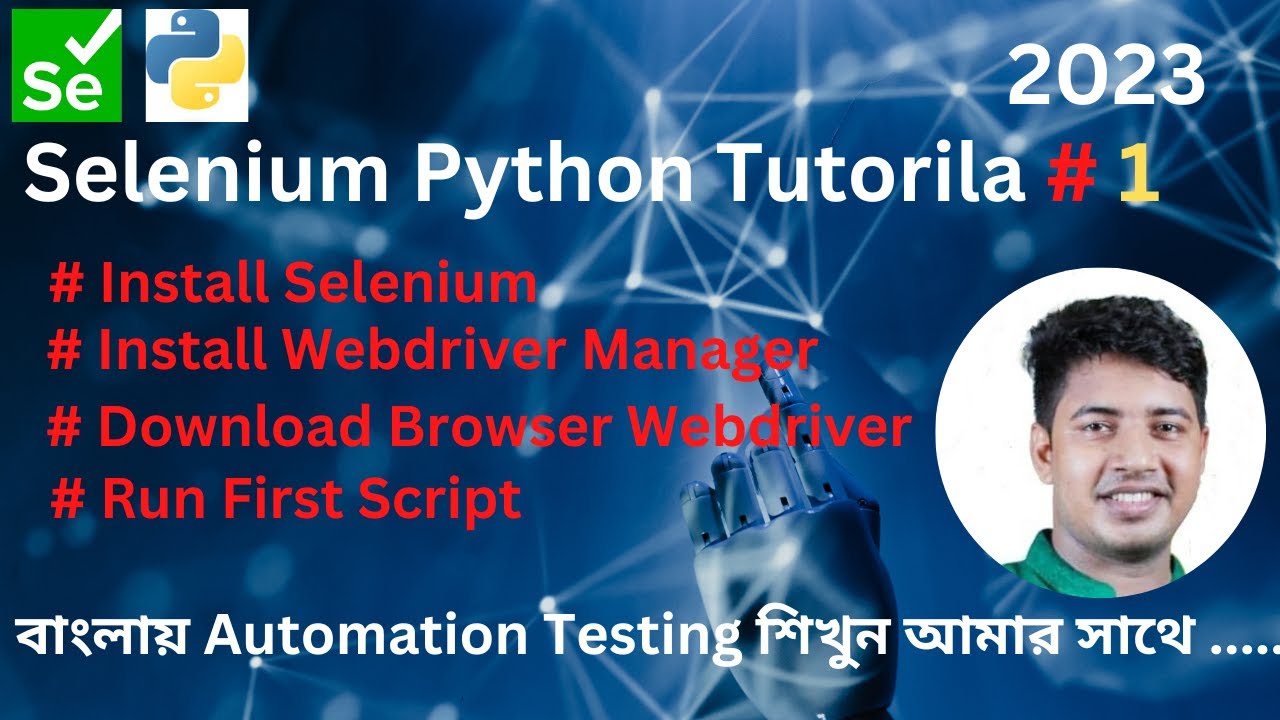 Selenium Python Tutorial #1 . How to Install Selenium, Browser Web-driver and Use it ?
