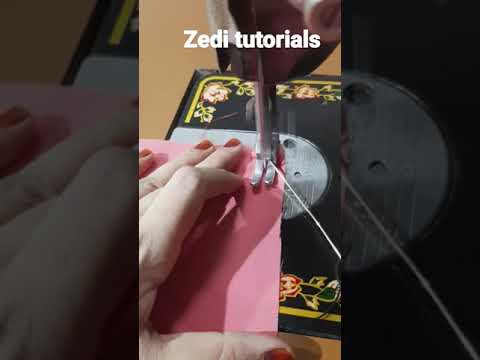 Easy trick for making ruffles/ #sewingtips #sewinghacks #sewingmachine