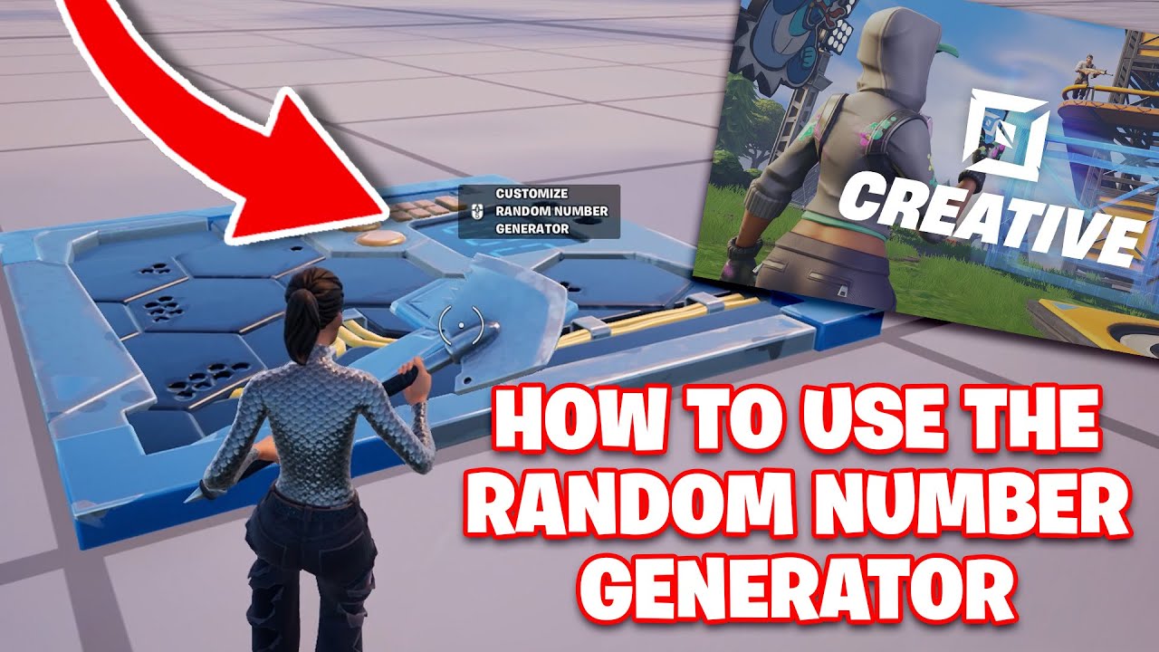 How To Use The Random Number Generator Device In Fortnite Creative - Step By Step