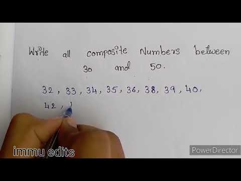 Composite Numbers Between 30 And 50| Maths Problems And Solutions#maths