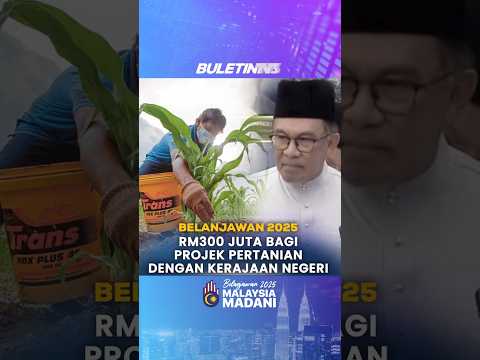 BELANJAWAN 2025 | RM300 Juta Bagi Menjalin Kerjasama Projek Pertanian Dengan Kerajaan Negeri