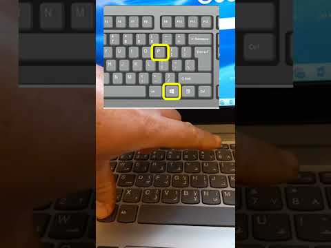 how to duplicate computer screen to projector