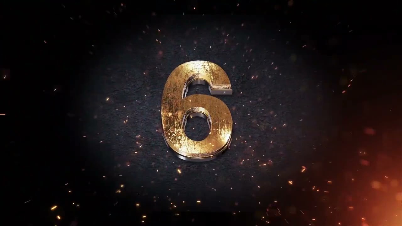 10 seconds Fire Countdown effect
