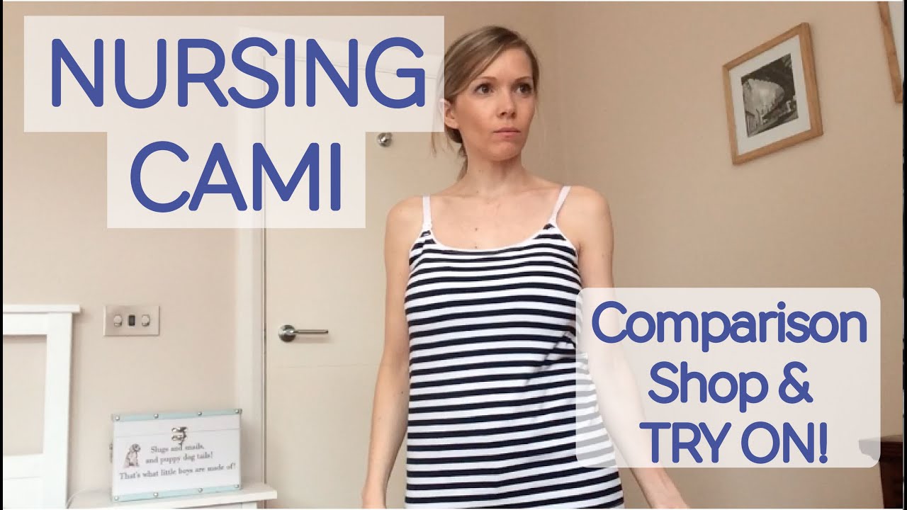 NURSING CAMI / VEST - COMPARISON SHOP & TRY ON!! TOPSHOP, ASOS, H&M, JOJO MAMAN BEBE, MOTHERCARE