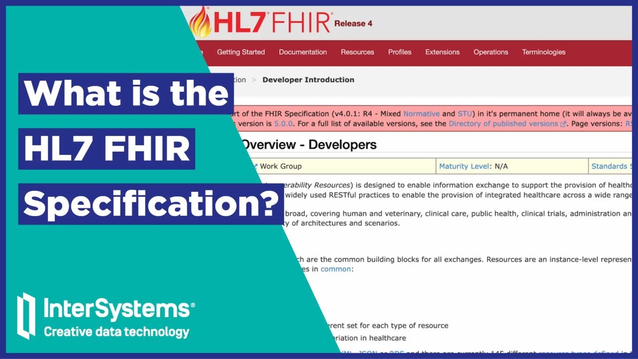 What is the HL7 FHIR Specification?