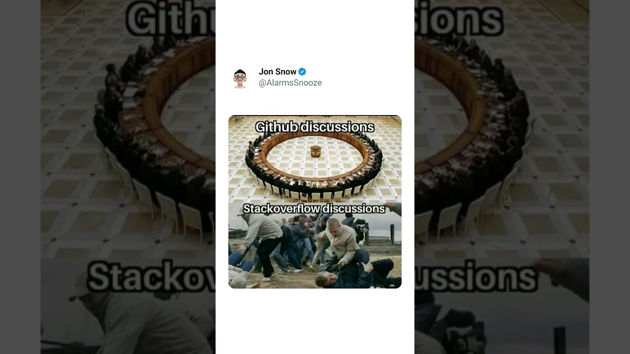 GitHub vs stack overflow discussion