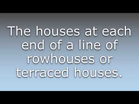 What does End of terrace mean?
