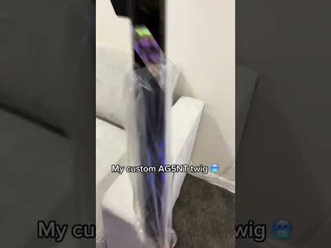 Unboxing my CUSTOM AG5NT hockey stick🥶