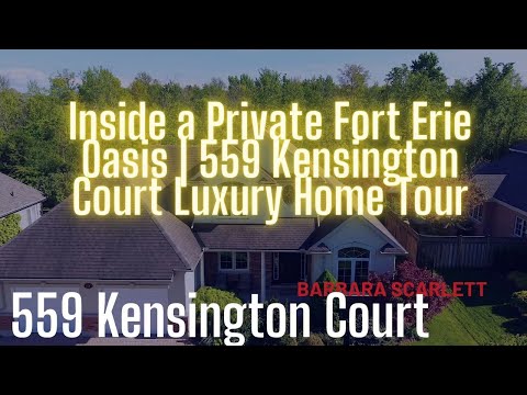 Inside a Private Fort Erie Oasis | 559 Kensington Court Luxury Home Tour