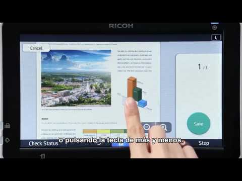 Escanear a USB SD desde el Smart Operation Panel de RICOH