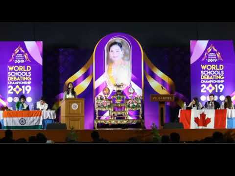 An Exemplar Debate from WSDC – DebatePro