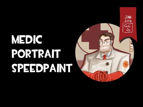Steam Community :: Video :: TF2 Speedpaint - Medic Portrait