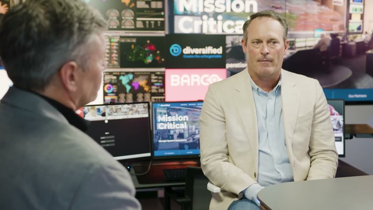 Barco and Diversified: a shared vision on control room technology - Barco