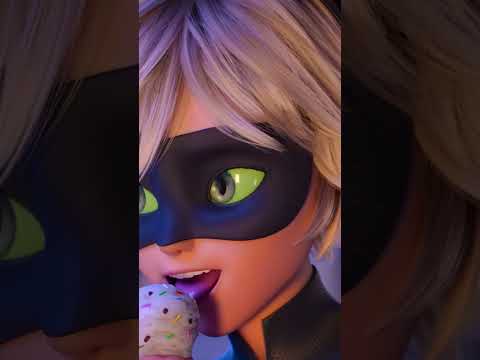 Que flerte é esse, Cat Noir? ???? #ladybug #miraculous