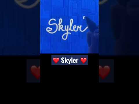 SKYLER (Calligraphy video) #calligraphy #name #skyler