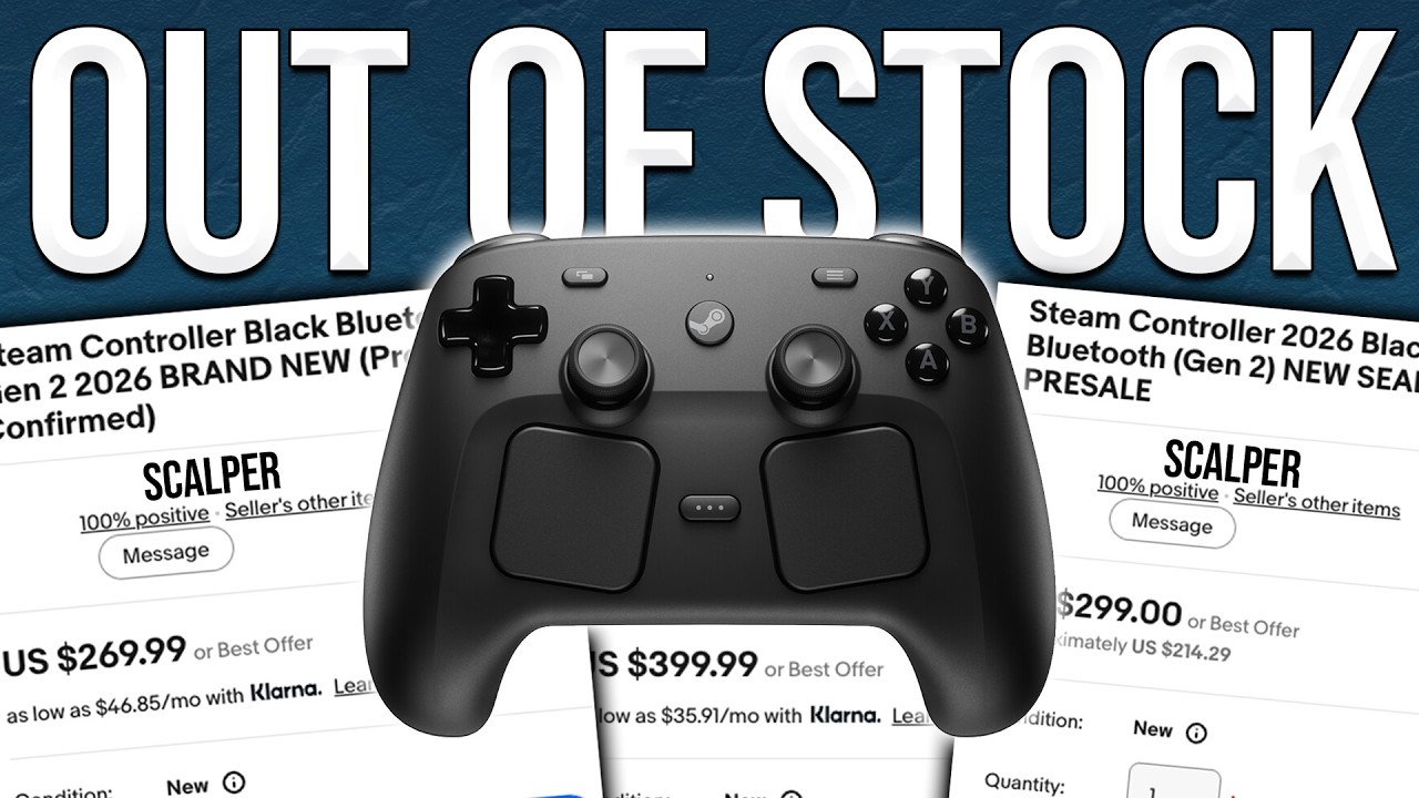 Scalpers Have Already Bought All the New Steam Controllers - Inside Games Daily