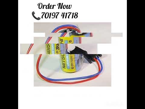 #Mitsubishi A6BAT ER17330V 3.6V 2000mAh Lithium Industrial Battery w/Plug #7019741718