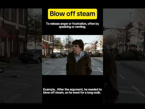 Blow Off Steam: Meaning, Examples, and How to Use This Expressive Idiom #EnglishIdioms #LearnEnglish