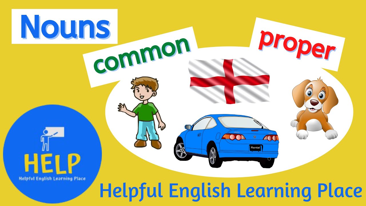 ESL Basic Nouns - Common and Proper Nouns