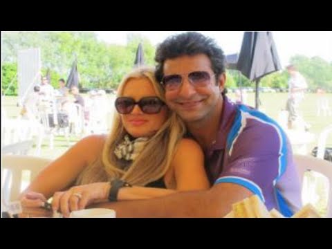 wasim akram most beutiful wife Shaniera Akram 😍😍 #cricket