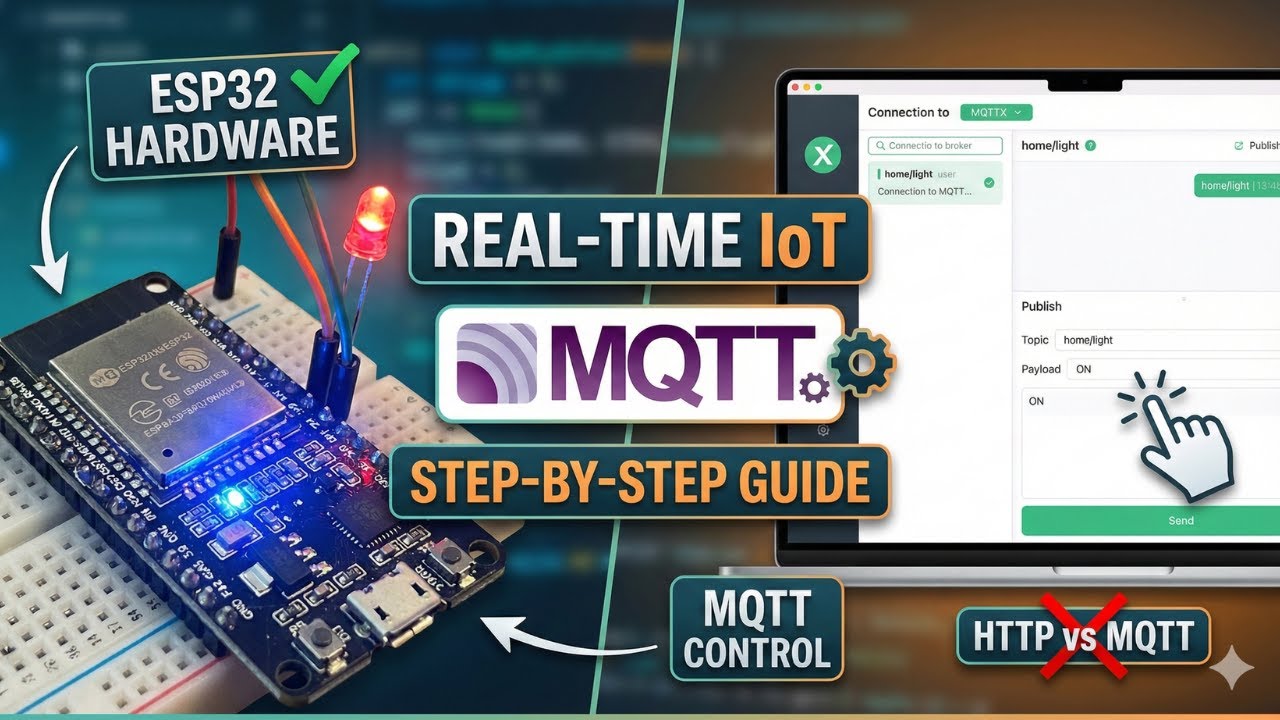 Getting Started with ESP32 & MQTT: The Complete Beginner's Guide