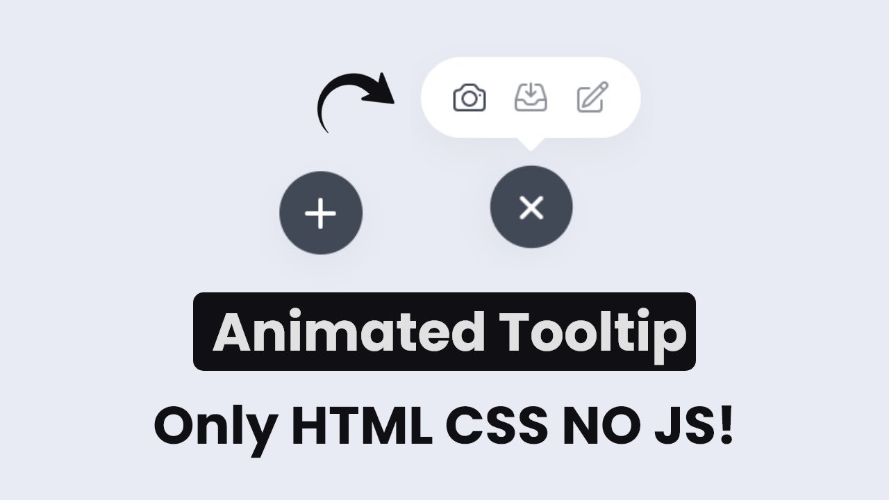 How To Create Animated Tooltip Only HTML CSS No Javascript